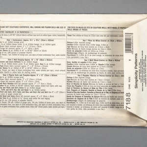 S7188 Simplicity Crafts 7188 Fall Autumn Thanksgiving Retro - Etsy