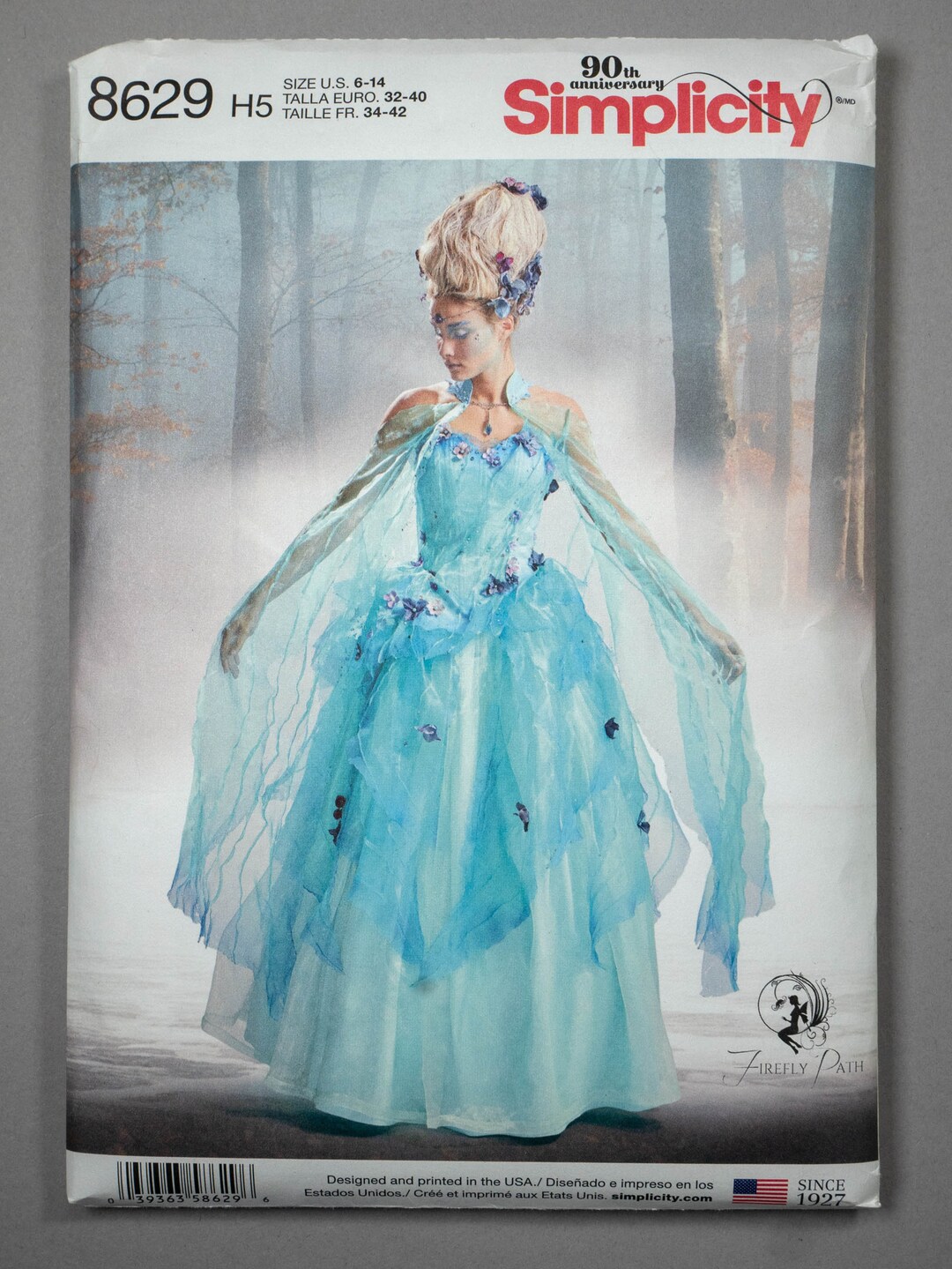 S8629 Szs 6-14 Simplicity 8629 Fantasy Fairy Ice Queen Costume Cosplay ...