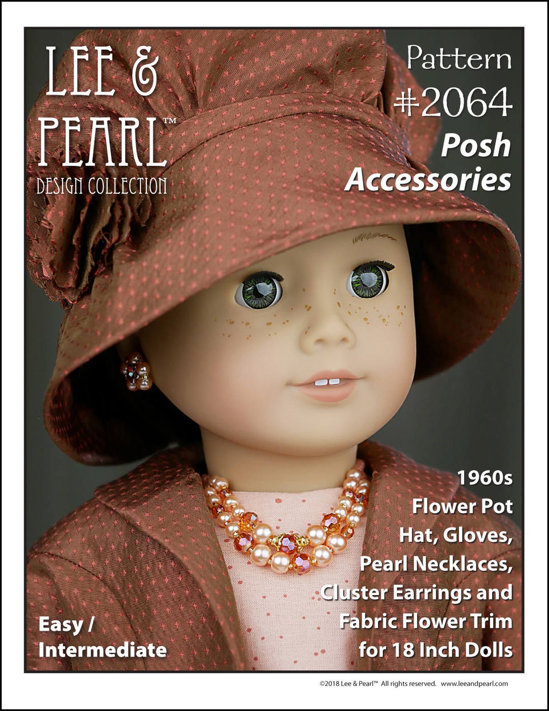 L&P 2064: Posh Accessories Pattern for 18 Inch Dolls Such as American ...