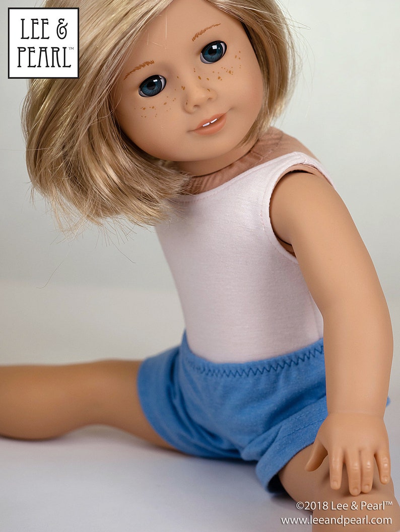 L&P 101: Multi Size Gym Shorts Pattern for 18 Inch American Girl, 16 ...
