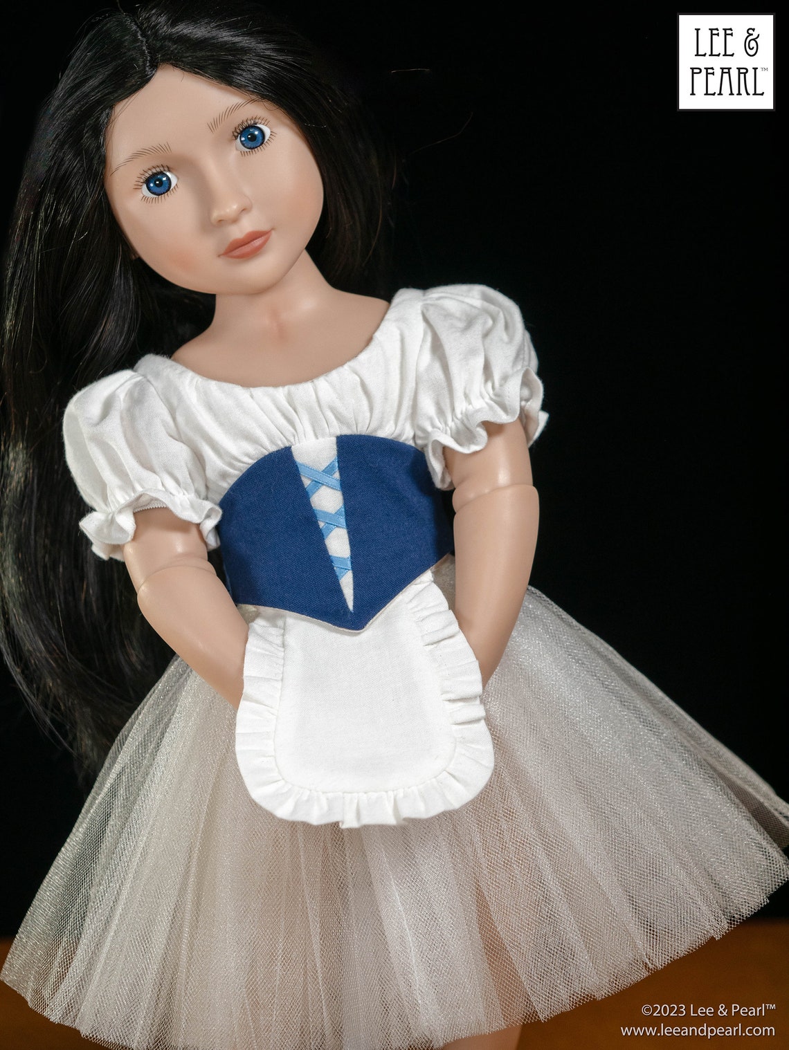 L&P 1078: Village Dance Peasant Style Ballet Bodice + Apron Pattern for ...
