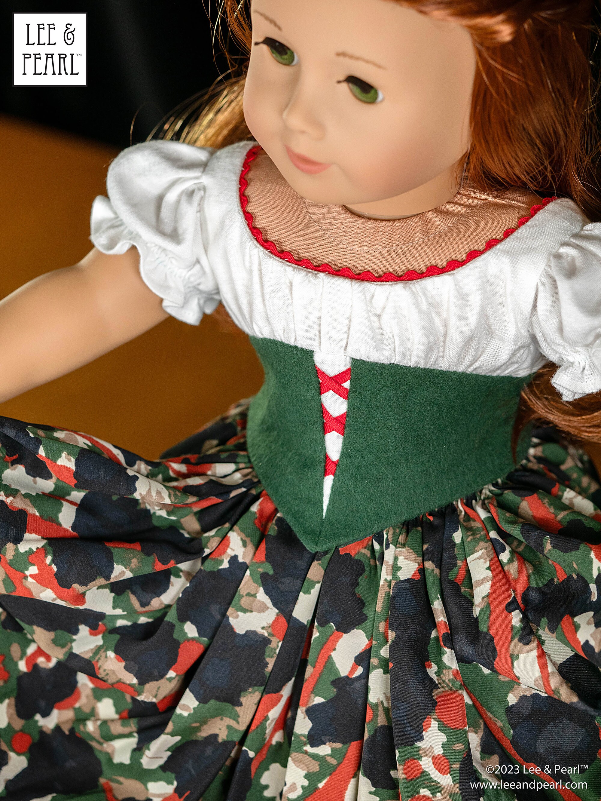 L&P 1078: Village Dance Peasant Style Ballet Bodice + Apron Pattern for ...