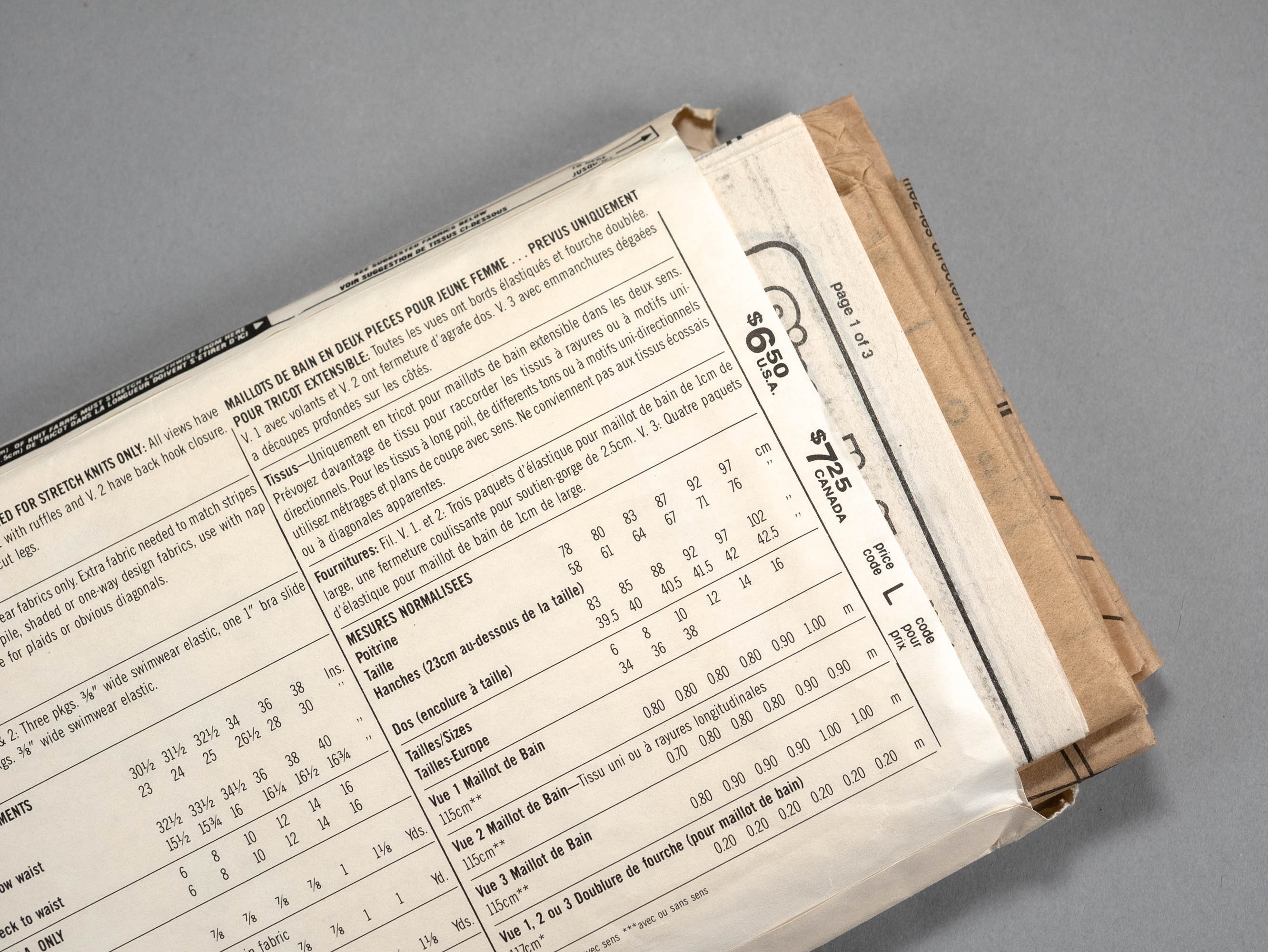 S8634 Sz 6-8 Simplicity 8634 Misses' Bikini Swimsuit - Etsy