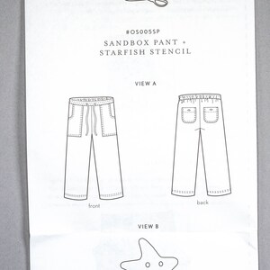 Oliver + S Sandbox Pants and Starfish Stencil | Child 4-8 | Sewing ...