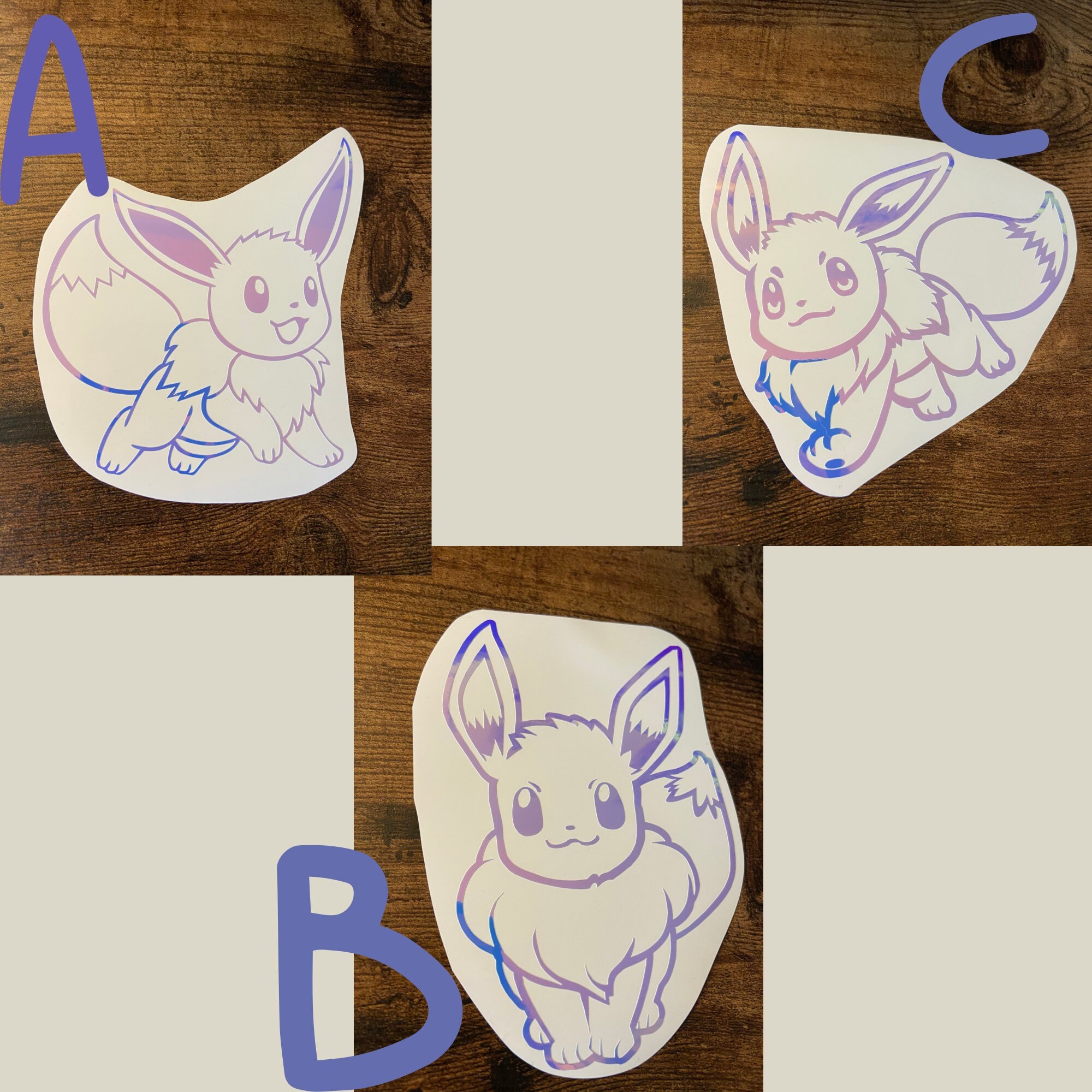 Eevee Pokemon Anime Car Decal Pokemon Stickers Pokemon | Etsy