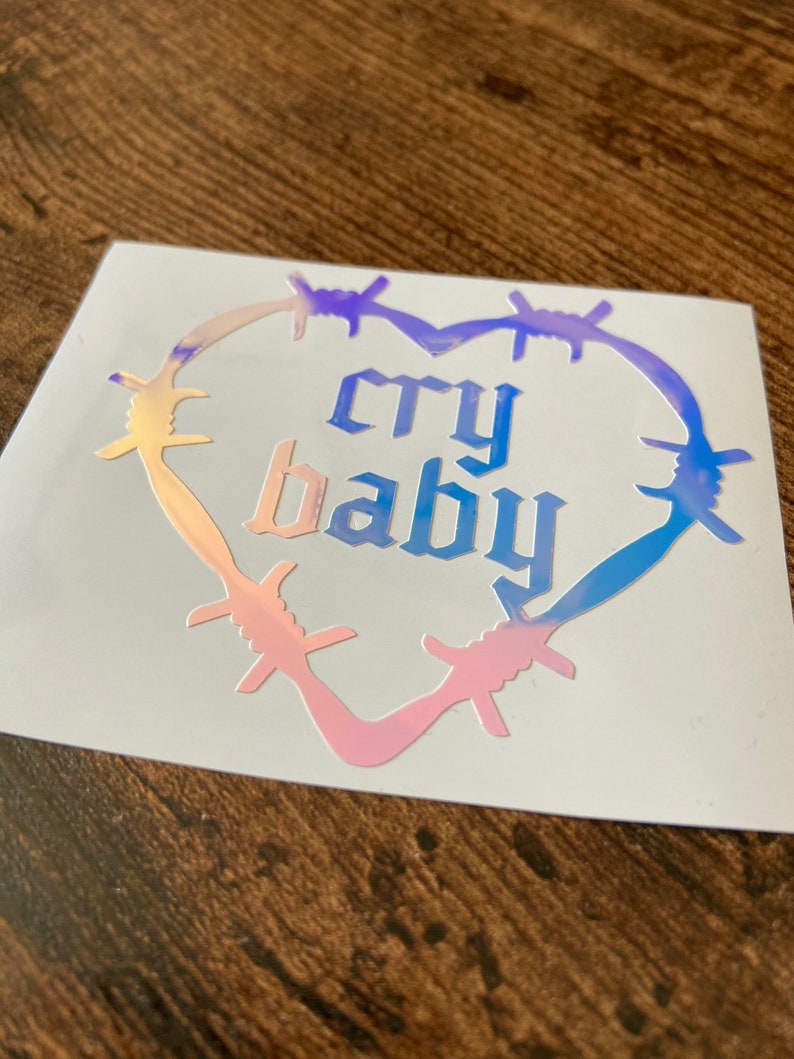 Cry Baby Vinyl Car Decal Anime Car Decal Anime Car - Etsy