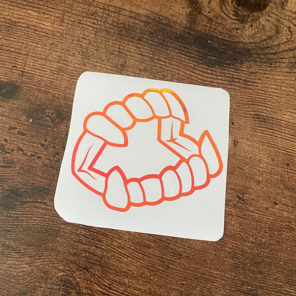 Vampire Car Decal - Etsy