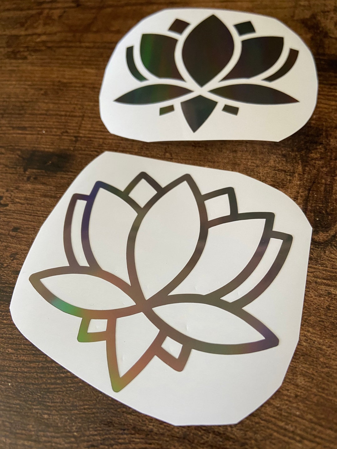 2 Pack Bundle of Lotus Flower Vinyl Decal - Etsy