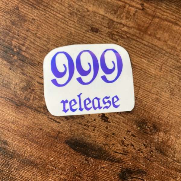 999 Car Decal - Etsy