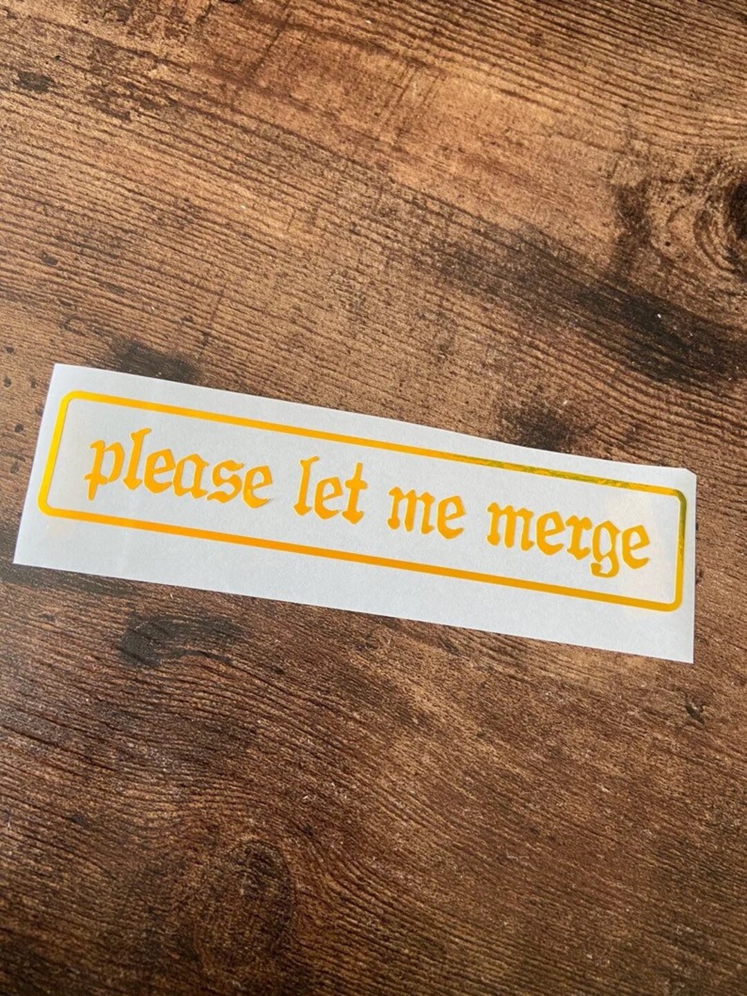 Please Let Me Merge JDM Vinyl Car Decal - Etsy