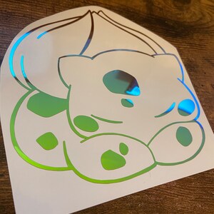 Sleeping Bulbasaur JDM Vinyl Car Decal - Etsy