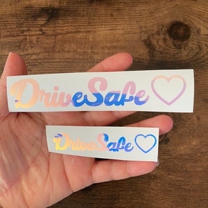 Drive Safe Vinyl Decal for Rear View Mirror - Etsy