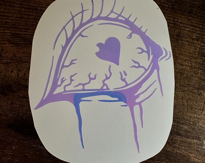 Dripping Eyeball JDM Vinyl Car Decal - Etsy