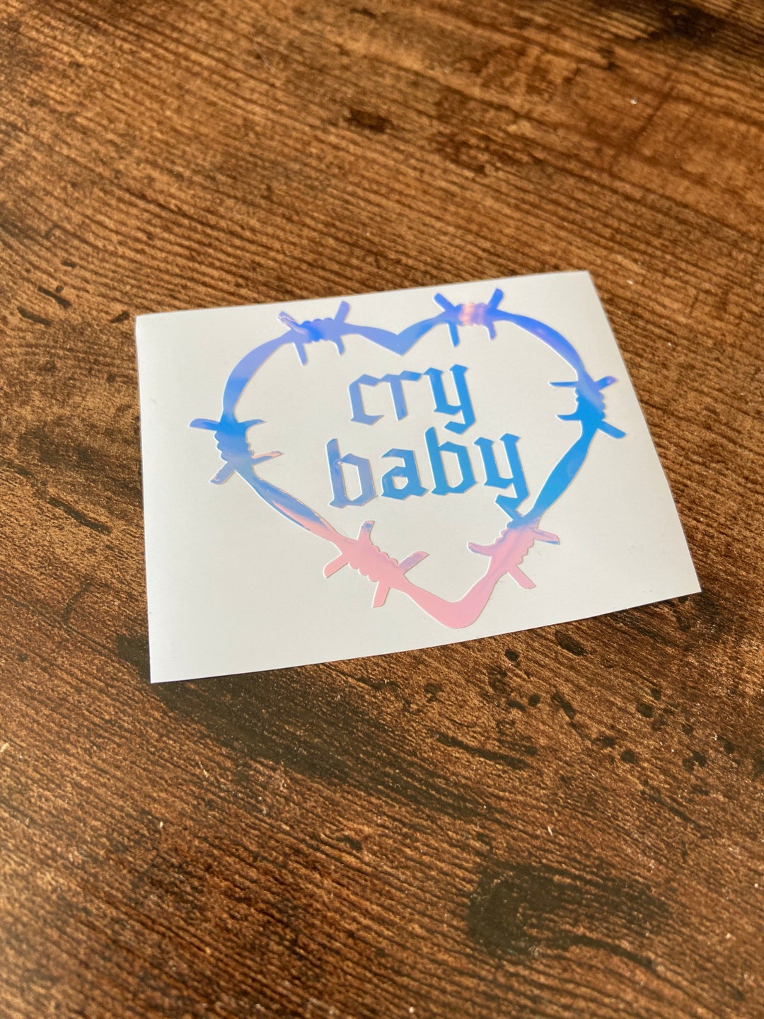 Cry Baby Vinyl Car Decal, Anime Car Decal, Anime Car Accessories, Jdm ...