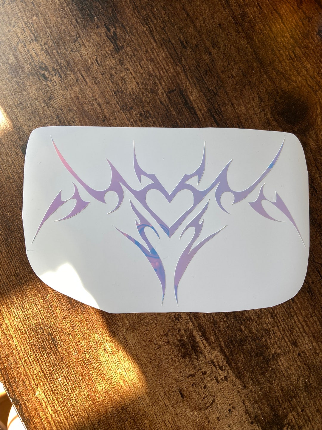 Y2K Heart Car Tramp Stamp Vinyl Decal - Etsy