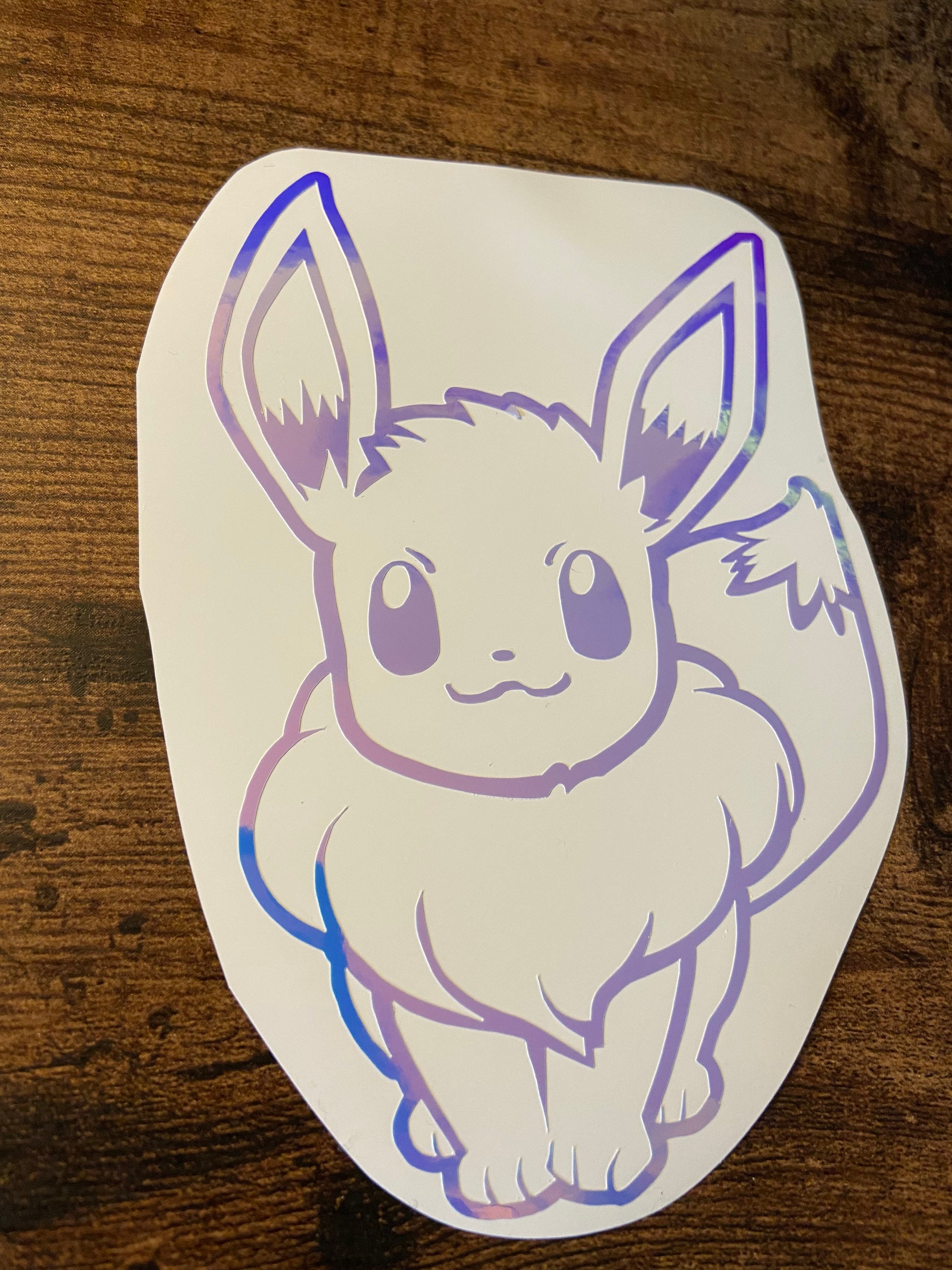 Eevee Pokemon Anime Car Decal Pokemon Stickers Pokemon | Etsy