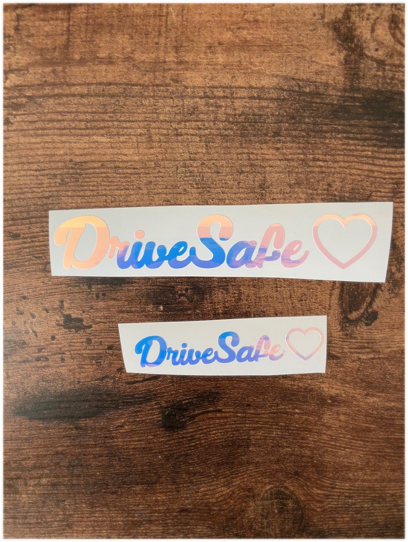 Drive Safe Vinyl Decal for Rear View Mirror Anime Decal Cute - Etsy