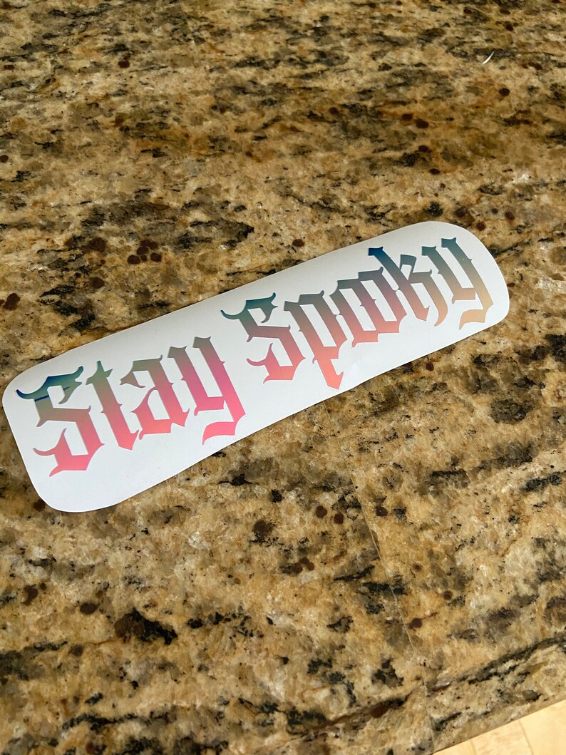 Stay Spooky Halloweeen Vinyl Car Decal Car Sticker Halloween - Etsy