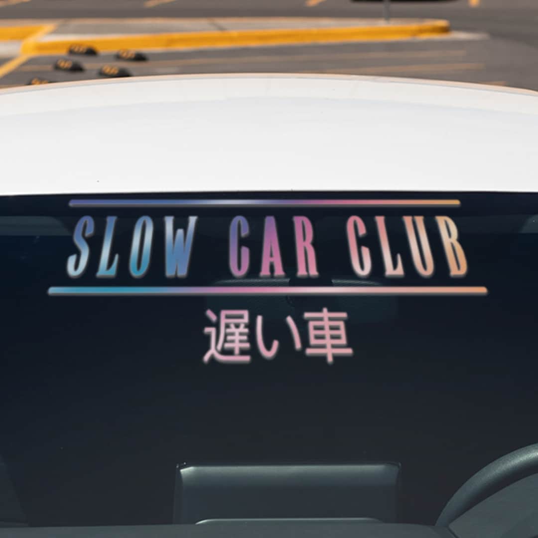 Slow Car Club JDM Vinyl Car Decal - Etsy