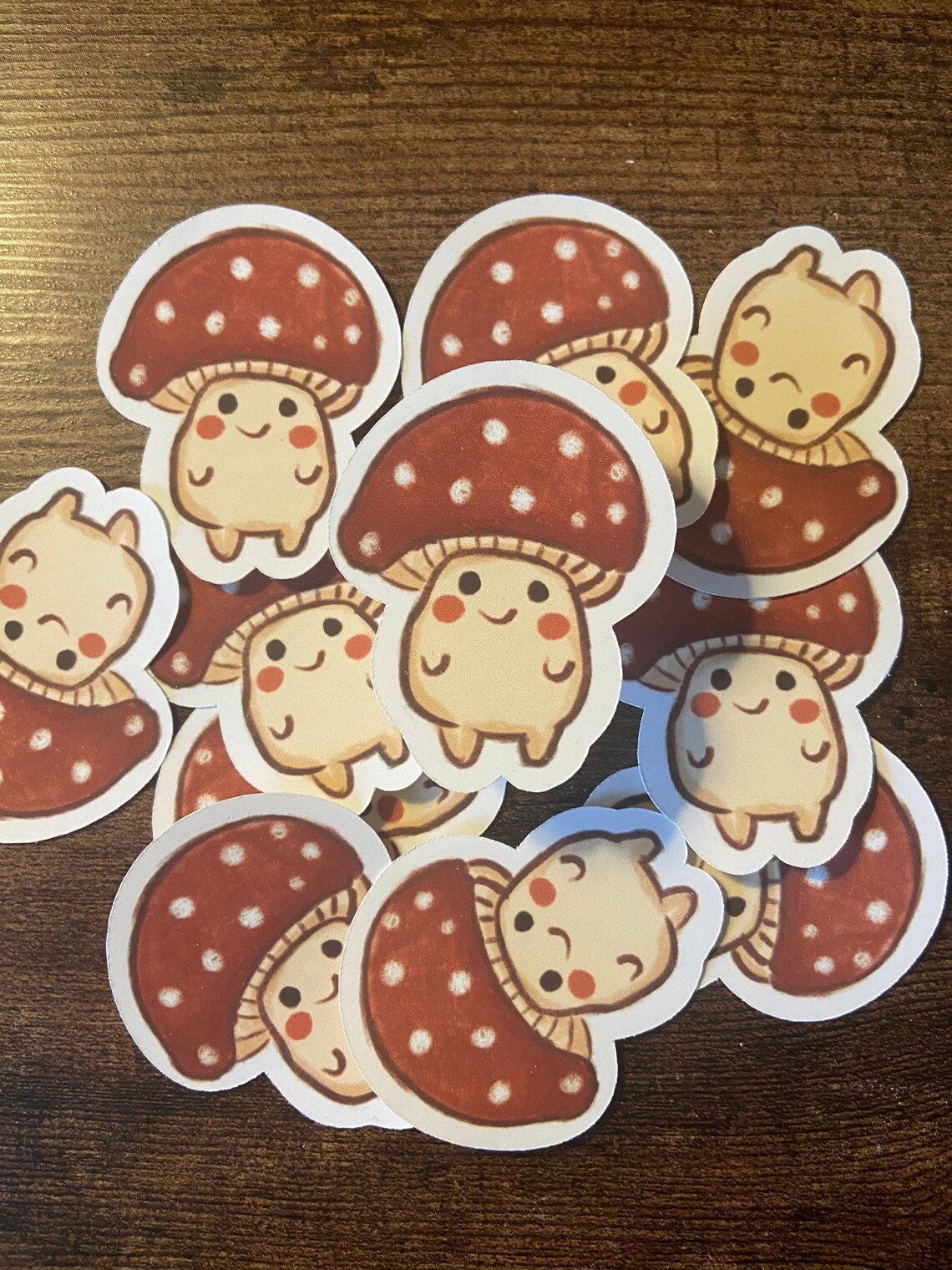 Cottagecore Mushroom Cutie Sticker - Etsy