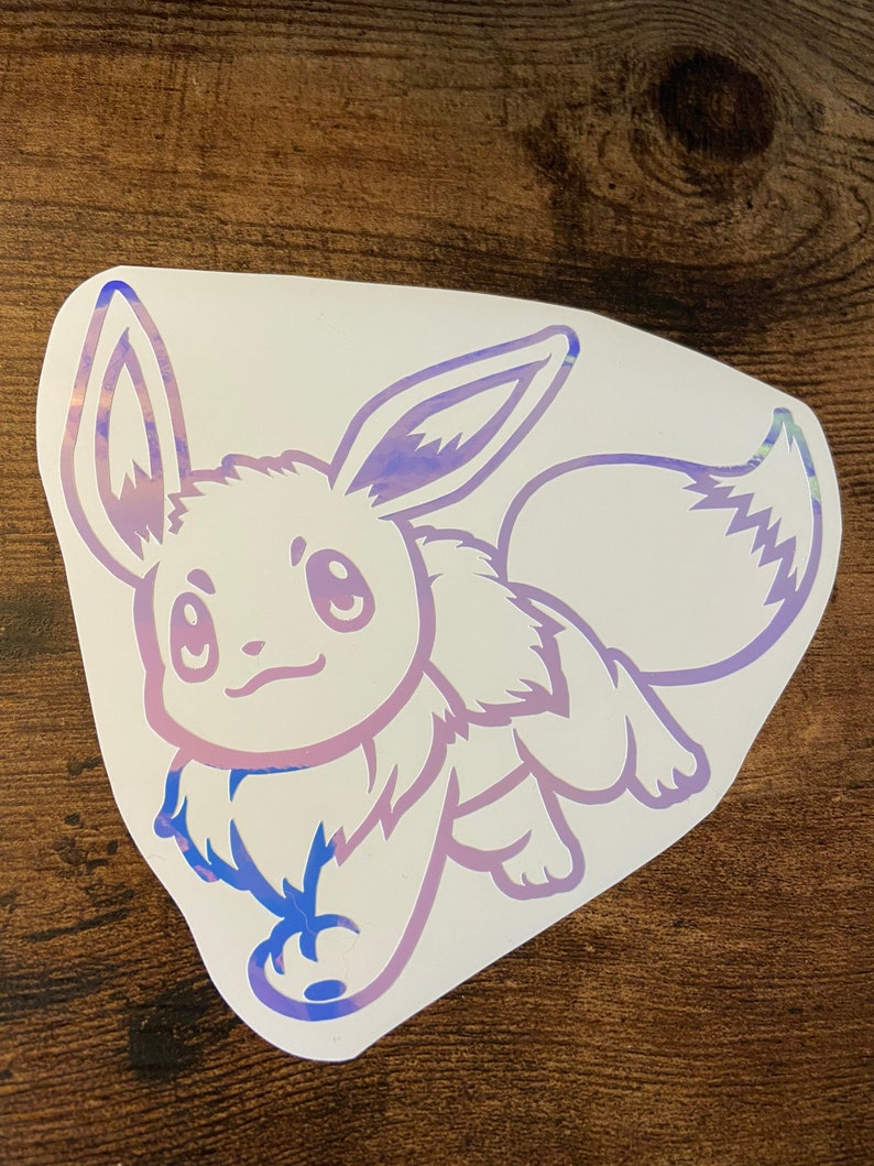 Eevee Pokemon Anime Car Decal Pokemon Stickers Pokemon | Etsy