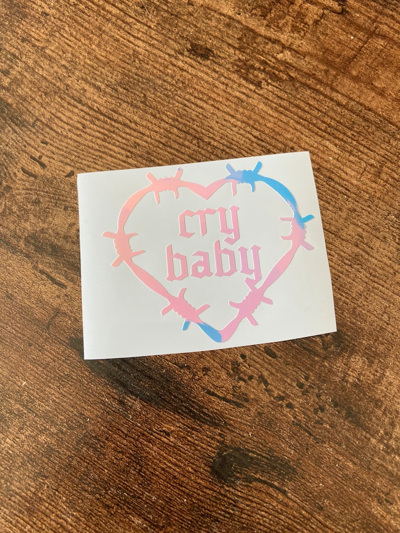 Cry Baby Vinyl Car Decal Anime Car Decal Anime Car - Etsy