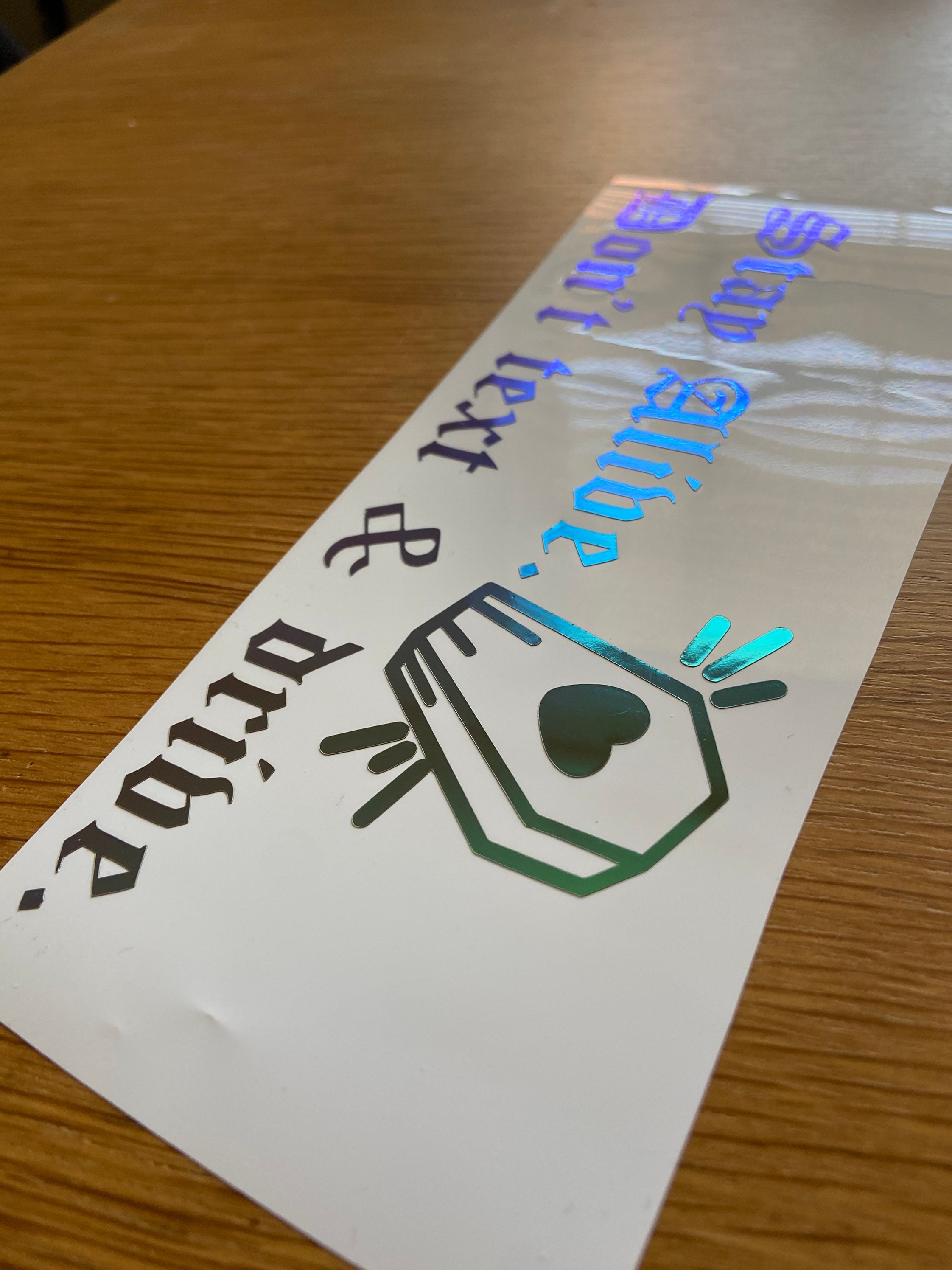 Stay Alive Dont Text and Drive car sticker car sticker jdm | Etsy