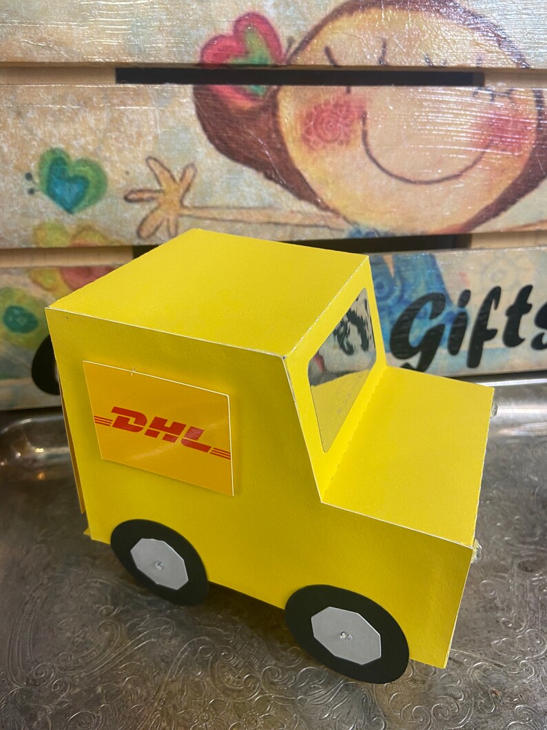 UPS /USPS/DHL Truck Party Favor or Gift Card Holder. - Etsy