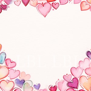 20 Vintage Pink Hearts Digital Paper Backgrounds Scrapbooking Junk ...