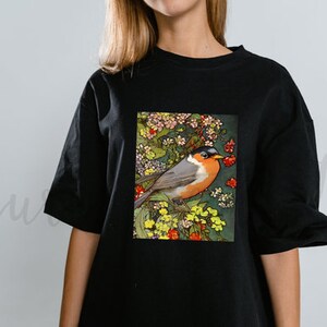 Vintage Spring Robins Clip Art Backgrounds Set 2 Digital - Etsy