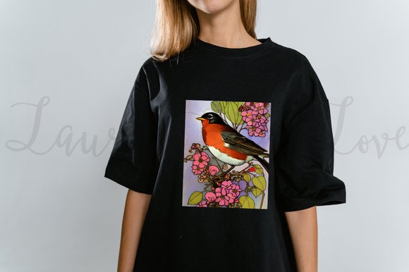 Vintage Spring Robins Clip Art Backgrounds - Set 1 - Digital Download ...