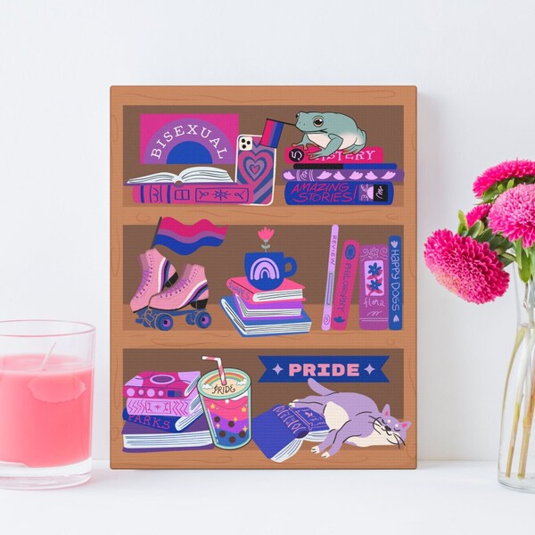 Bi Pride Poster - Etsy