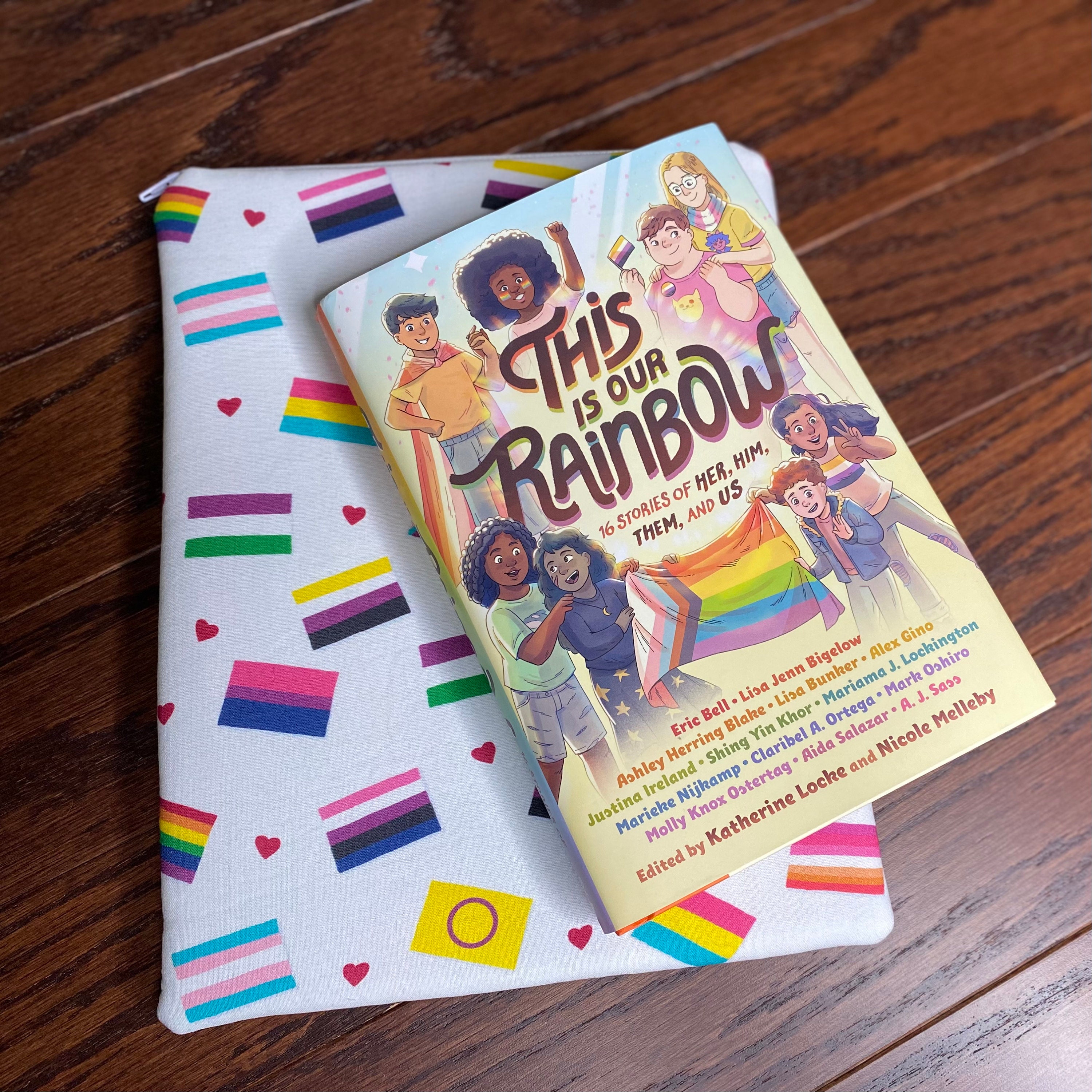 Pride Flags Book Sleeve With Zipper Padded Book Sleeve With - Etsy