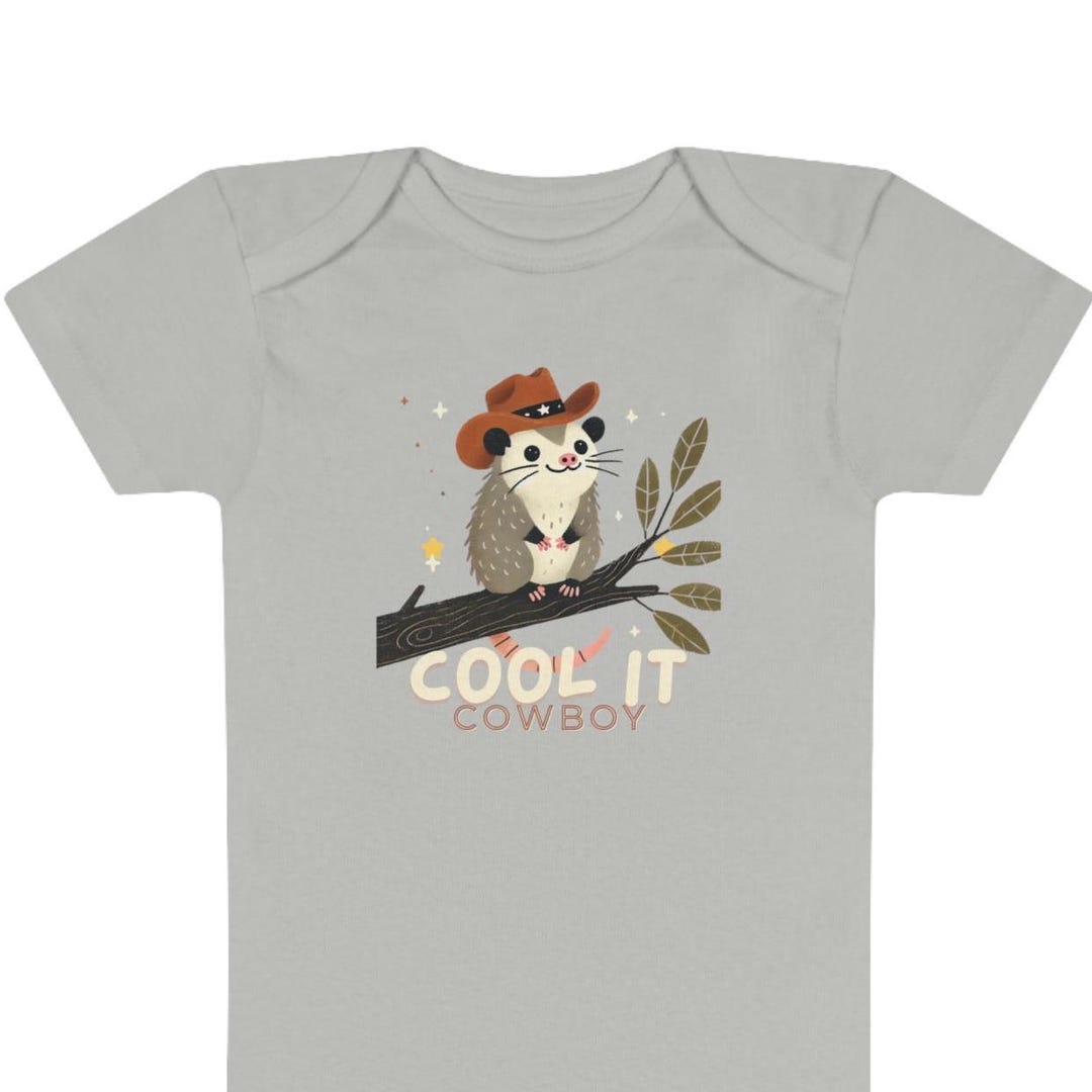 Possum Cowboy Baby Funny Baby Animal Clothes Silly Baby Possum Clothes ...
