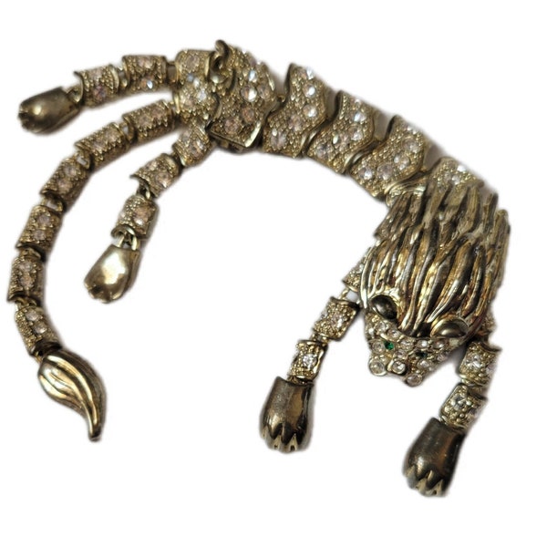 Vintage Articulated Shoulder Brooch - Etsy