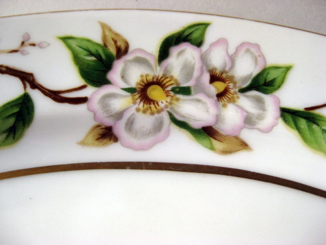 Kent China Del Mar Pattern Serving Platter / Vintage Plate / | Etsy