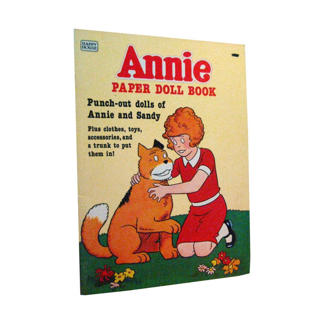 Annie Dolls Uncut by Whitman 1980s - Annie and Sandy Paper Dolls ...