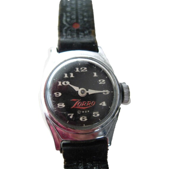 WORKING Vintage Zorro Watch Walt Disney Productions, … - Gem