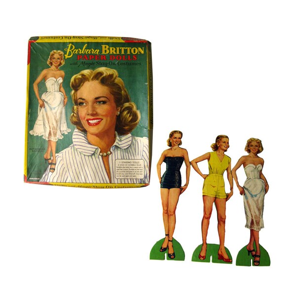 1950s Paper Dolls - Etsy