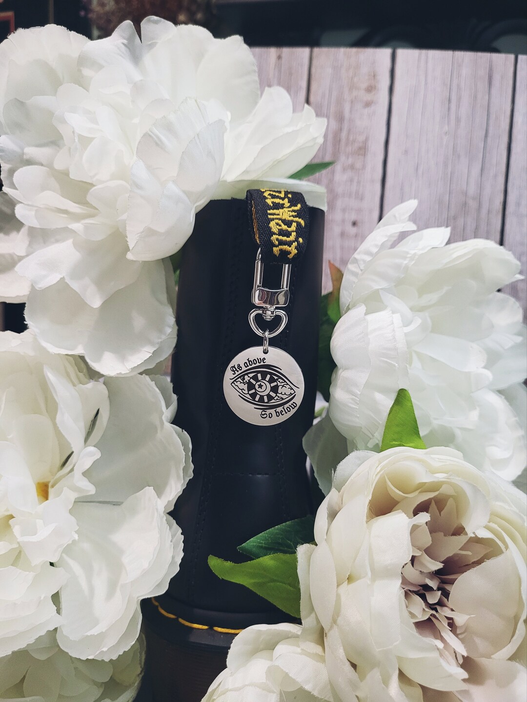 As Above so Below Boot Charm-shoe Accessories,boot Jewelry,gothic Boot ...