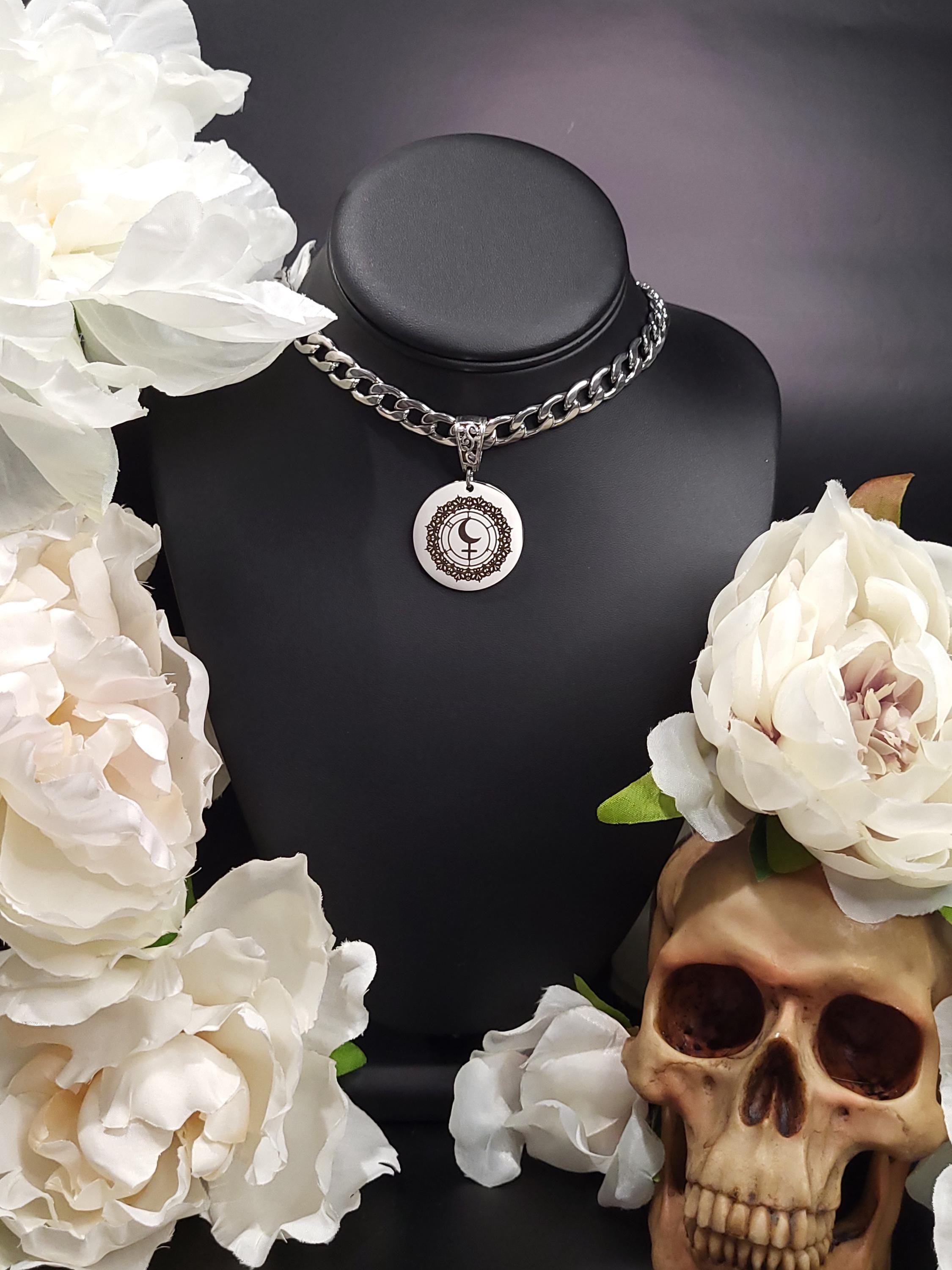 Lilith Stainless Steel Ultimate Choker Charm Necklace-lilith Jewelry ...