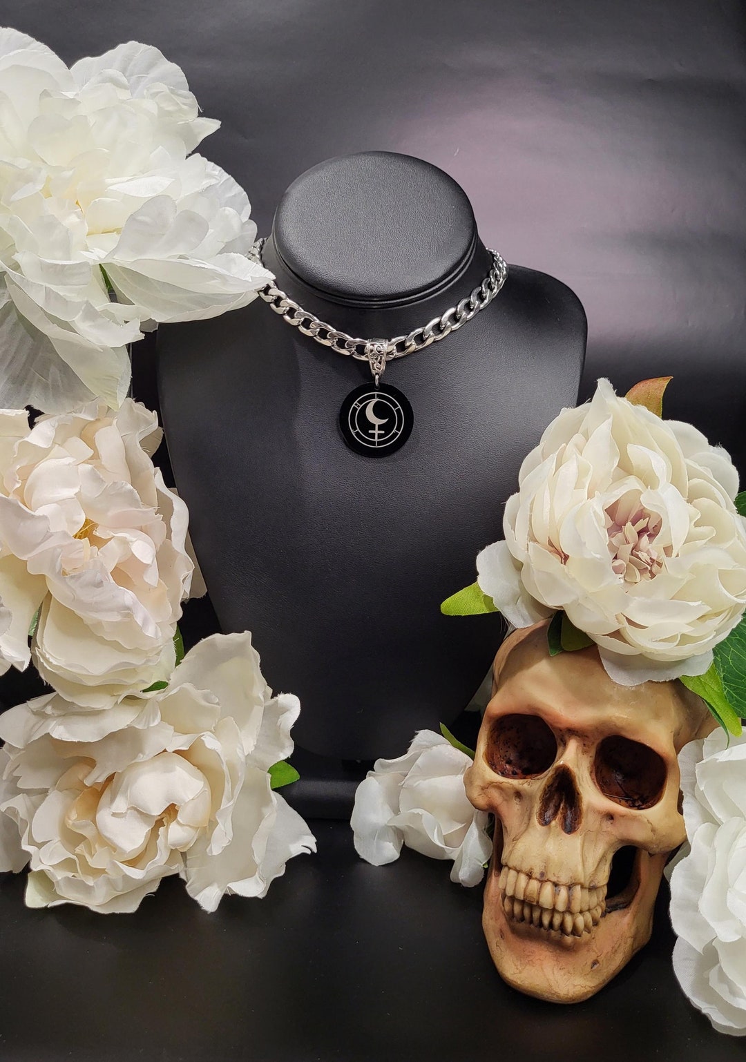 Lilith Stainless Steel Ultimate Choker Charm Necklace-lilith Jewelry ...