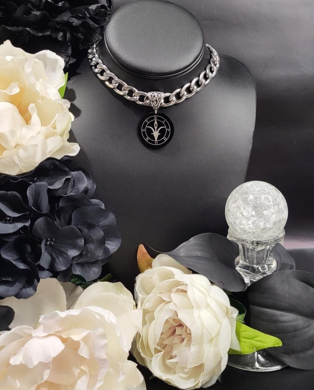 Baphomet Stainless Steel Extreme Choker Charm Necklace-baphomet Jewelry ...