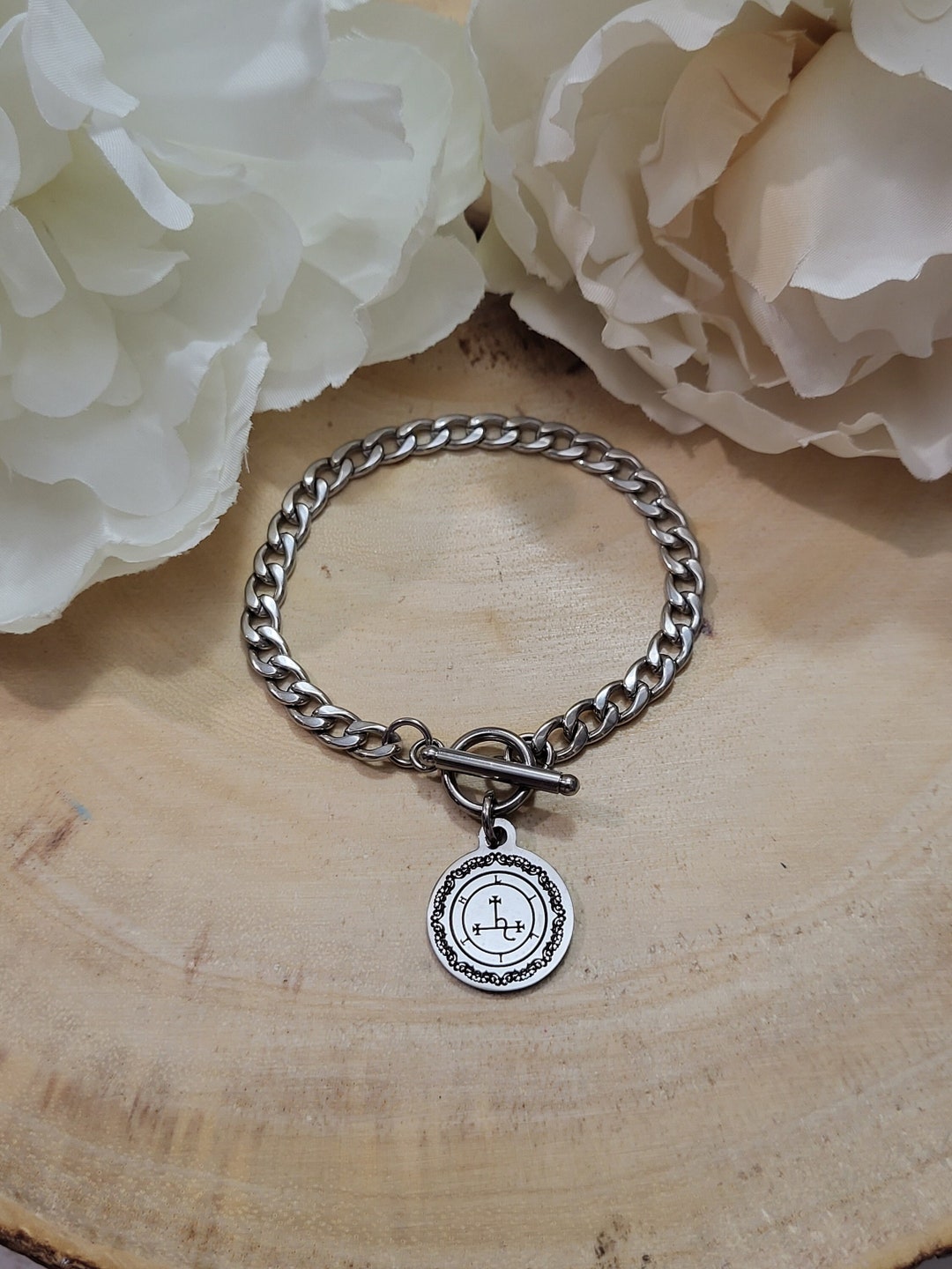 Lilith Sigil Toggle Bracelet-witchy Jewelry,witch Bracelet,lilith ...