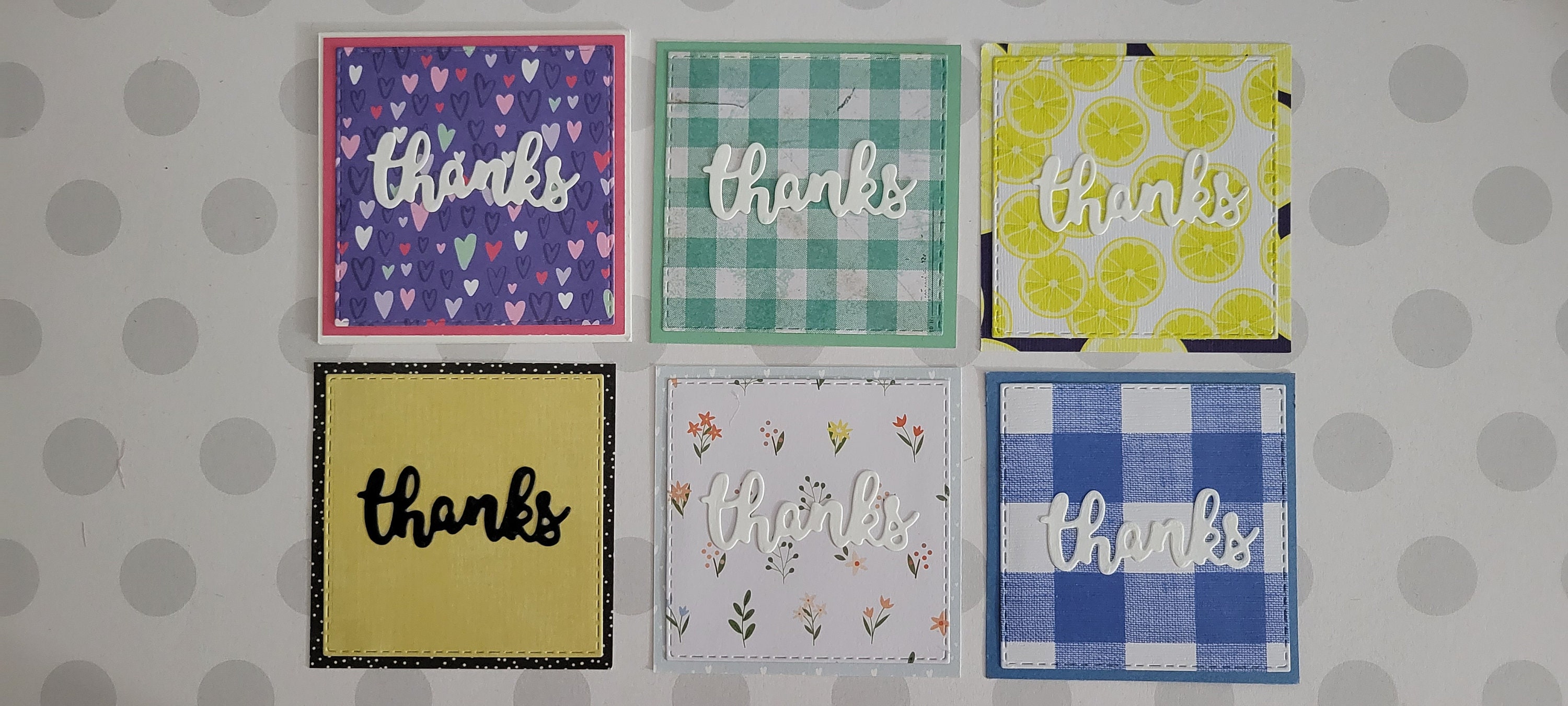 Mini Note Cards Set of 10 Note Cards Thank You Cards Assorted Note ...