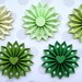 Green Paper Rosettes Green Rosette Set Green Paper Flowers Paper ...