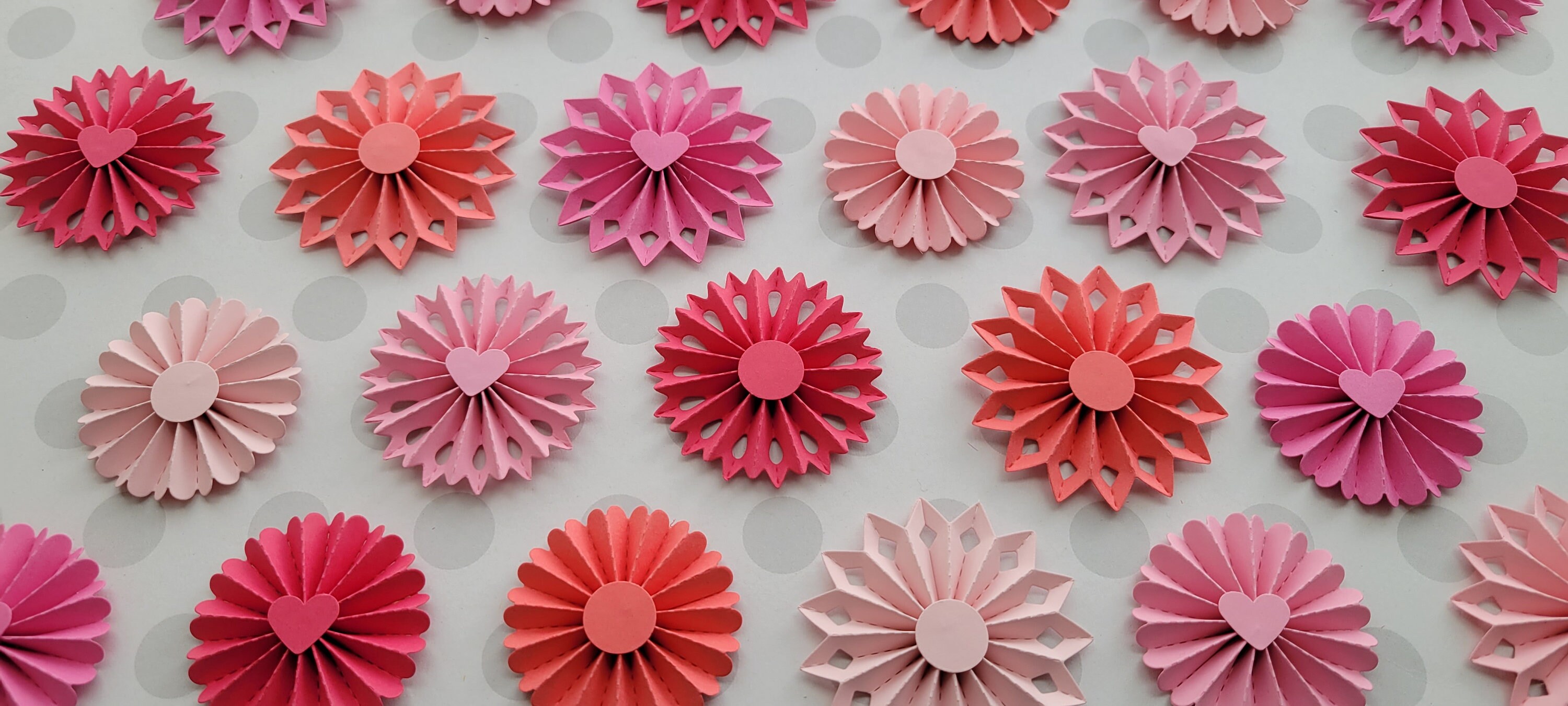 Pink Paper Rosettes Pink Themed Rosette Set - Etsy