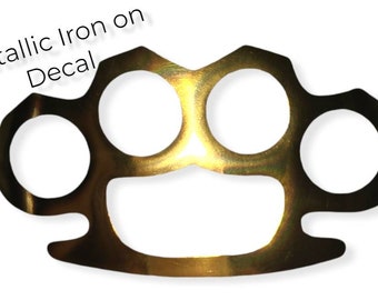 Brass Knuckles Patch - Etsy