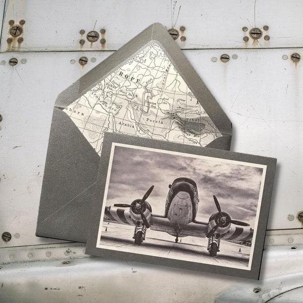 Airplane Card - Etsy