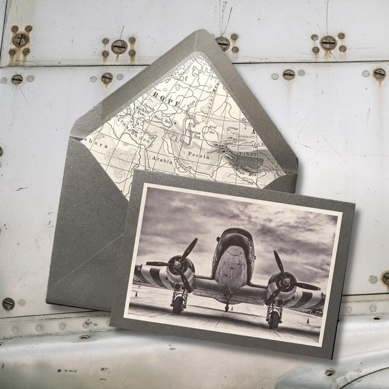 Airplane Card - Etsy